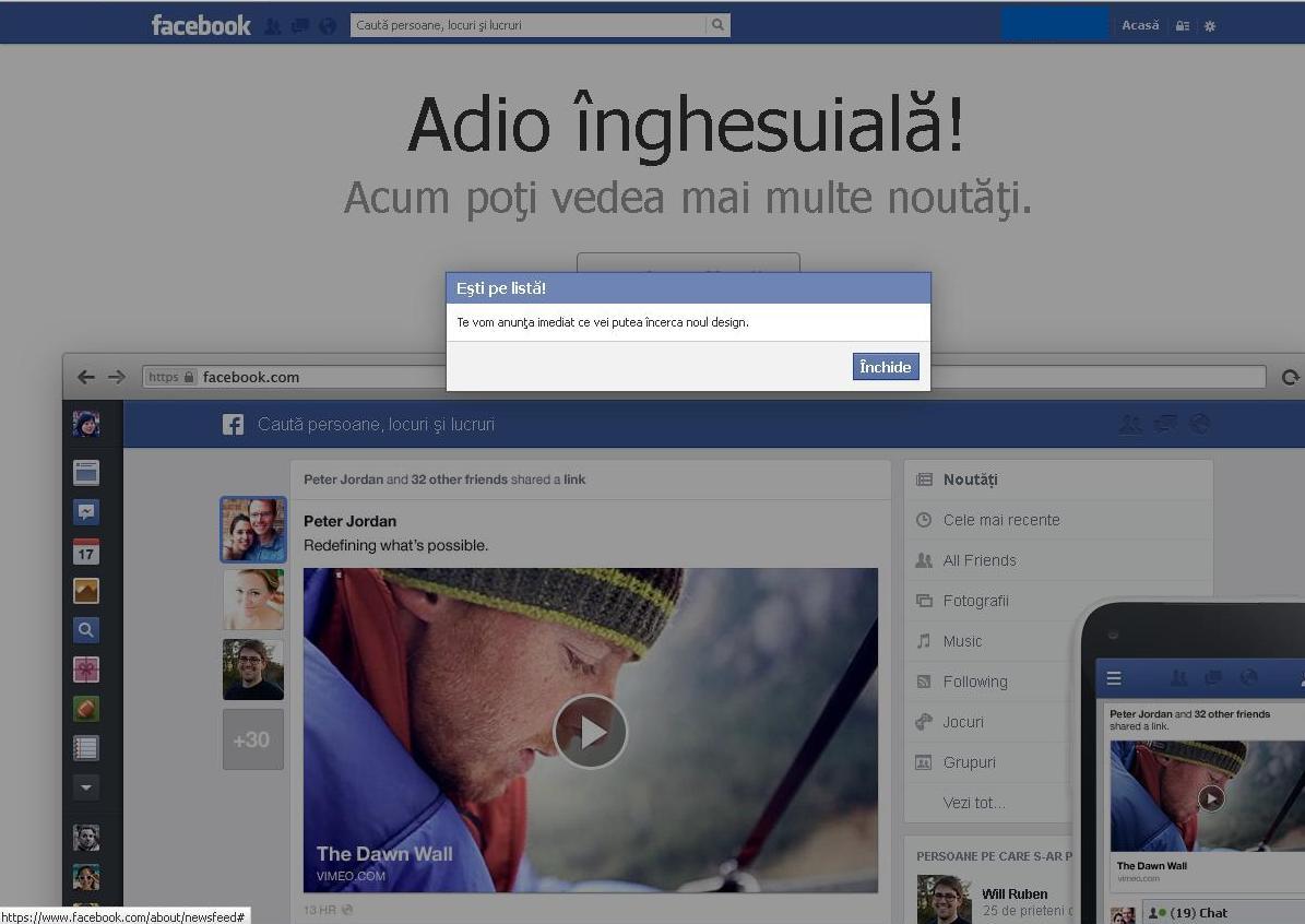Facebook News Feed prin Ad Exchange